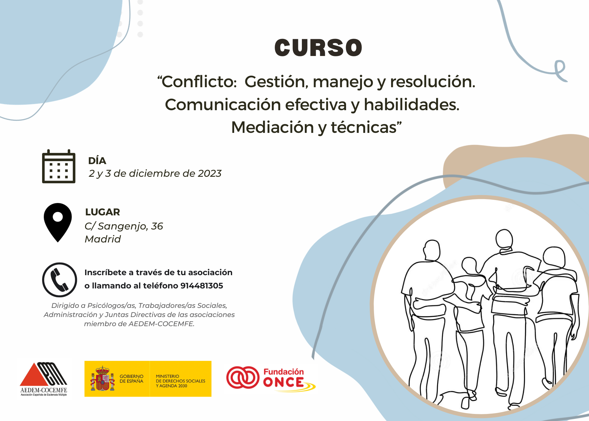 Cartel Formaciones_Web – Asociación Española de Esclerosis Múltiple